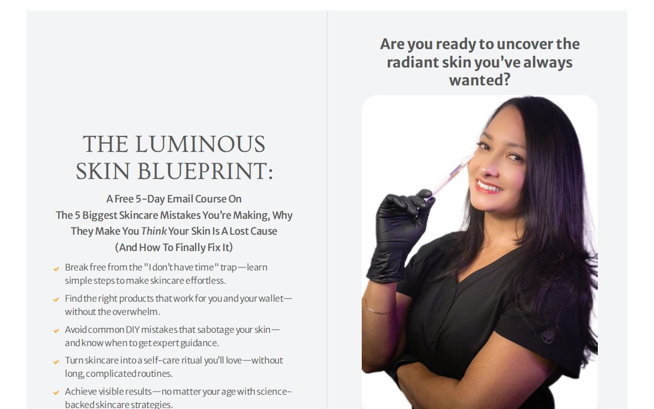 The Luminous Skin Blueprint